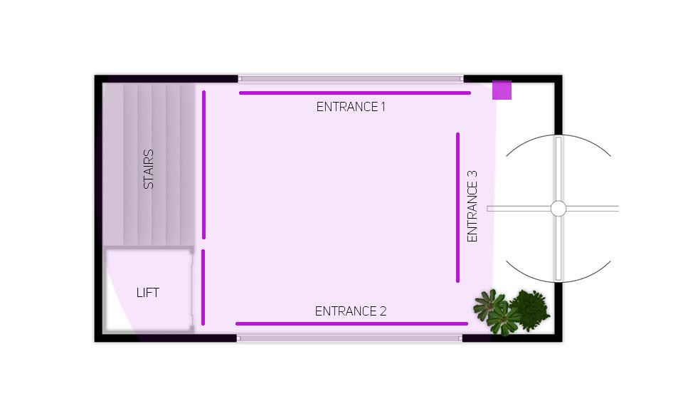 Real-time people counting radar | Shopping Mall | SensMax